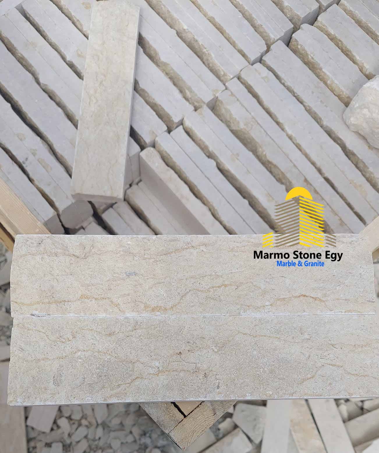 Split Face Caliza y mármol egipcios – Marmo Stone Egy